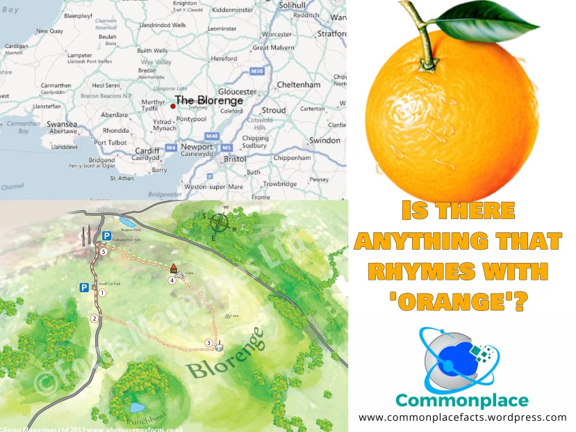 Rhymes With Orange – Commonplace Fun Facts