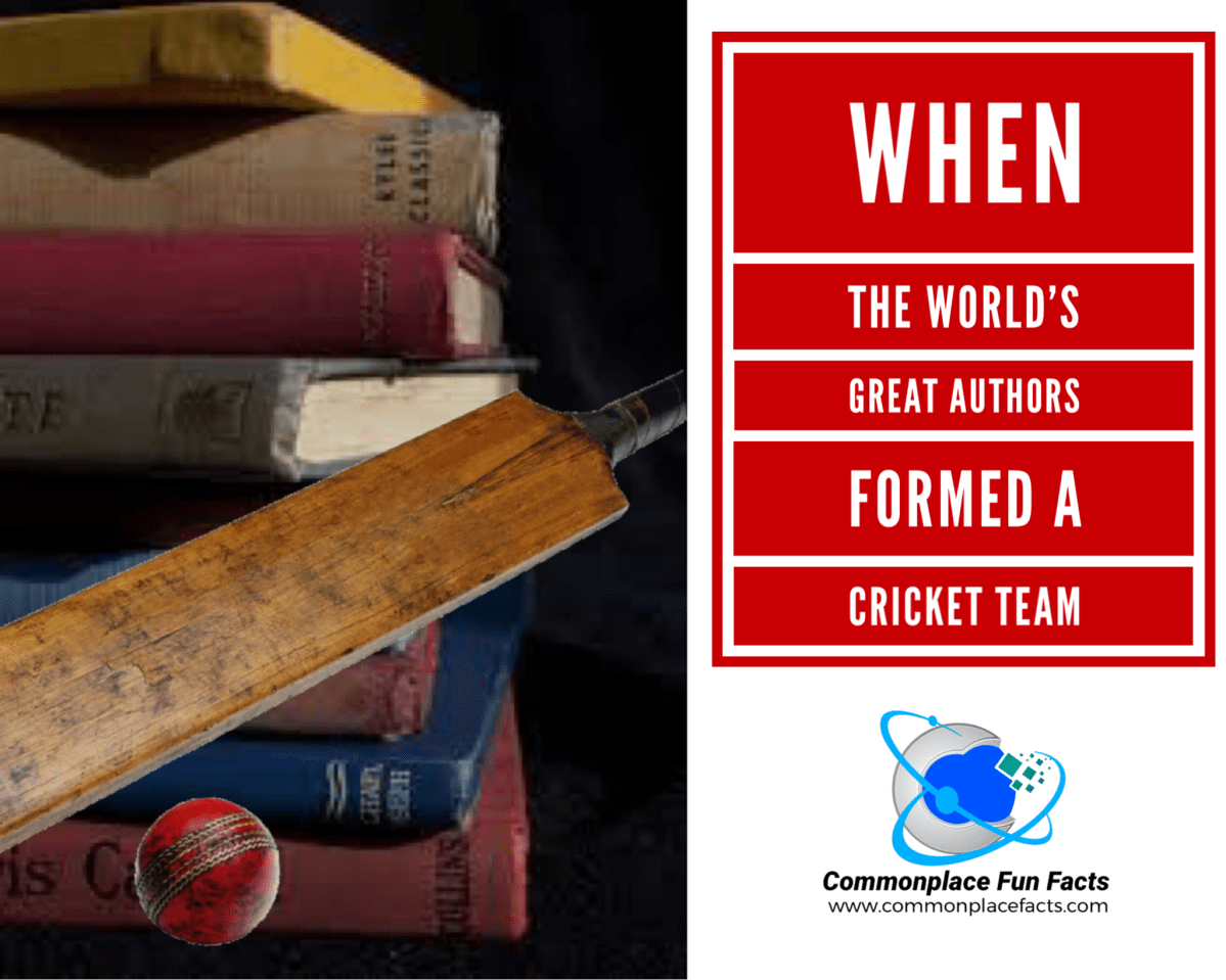 When The World’s Great Authors Formed a Cricket Team – Commonplace Fun ...