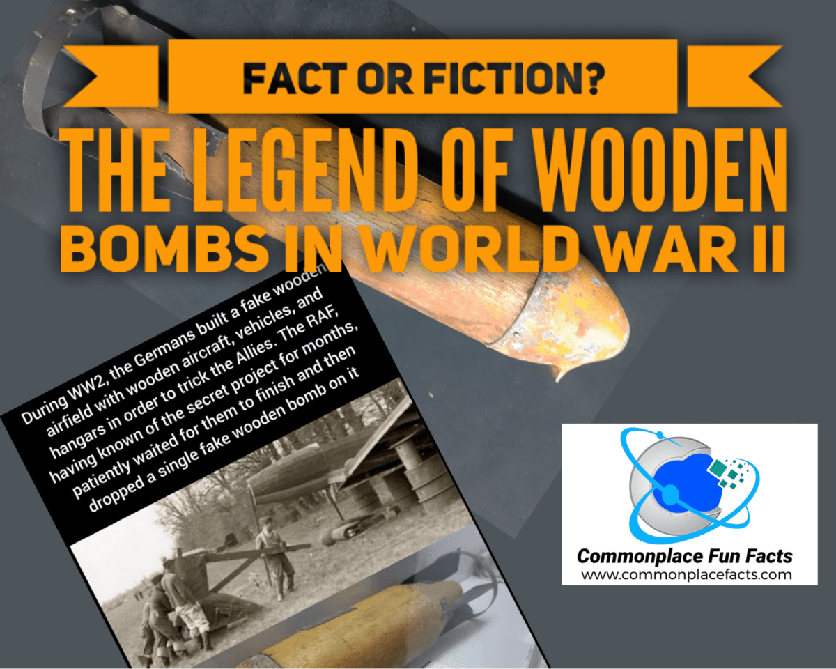 Fact or Fiction? The Legend of Wooden Bombs in World War II ...